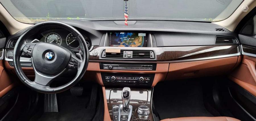 Pelēks BMW 528 2016 Šauļi, ar dzinēja tilpumu 2.00 L un nobraukumu 160 tūkst. km par 11500 €, foto 11 vietnē AUTOMOTO.COM.LV