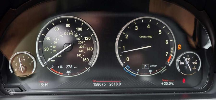 Pelēks BMW 528 2016 Šauļi, ar dzinēja tilpumu 2.00 L un nobraukumu 160 tūkst. km par 11500 €, foto 13 vietnē AUTOMOTO.COM.LV