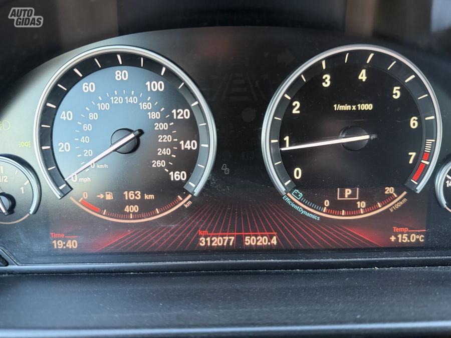 BMW 528 2011 in Siauliai, with an engine capacity of 3.00 L and mileage of 312 thousand km for 7000 €, photo 10 on AUTOMOTO.COM.LV