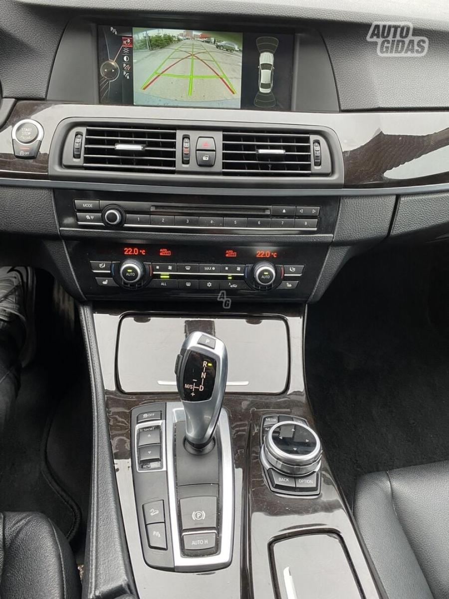 BMW 528 2013 in Vilnius, with an engine capacity of 2.80 L and mileage of 209 thousand km for 9900 €, photo 10 on AUTOMOTO.COM.LV