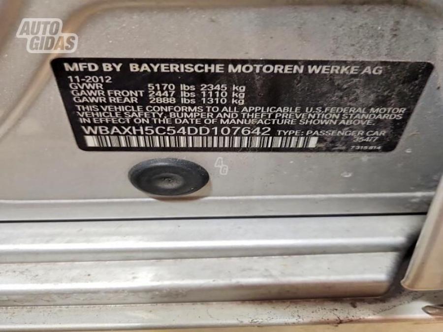 BMW 528 2013 in Klaipeda, with an engine capacity of 2.00 L and mileage of 347 thousand km for 5500 €, photo 14 on AUTOMOTO.COM.LV