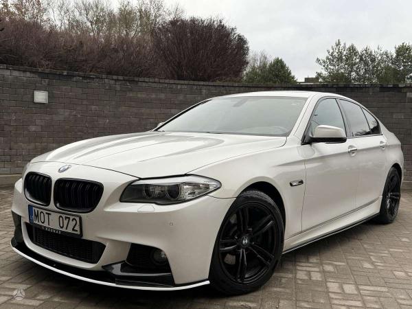 White BMW 528 2011 in Vilnius, with an engine capacity of 3.00 L and mileage of 291 thousand km for 8800 €, photo 1 on AUTOMOTO.COM.LV
