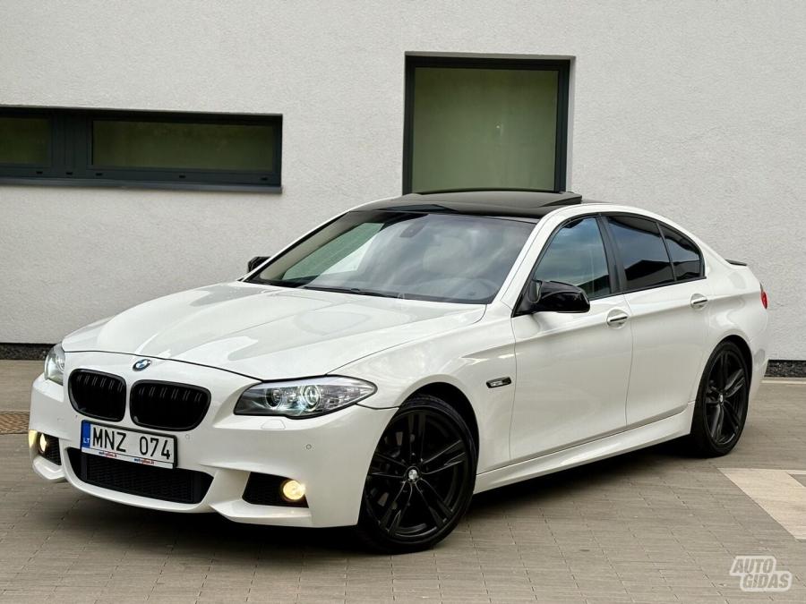 White BMW 528 2011 in Vilnius, with an engine capacity of 3.00 L and mileage of 280 thousand km for 8700 €, photo 1 on AUTOMOTO.COM.LV