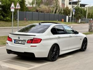 White BMW 528 2011 in Vilnius, with an engine capacity of 3.00 L and mileage of 280 thousand km for 8700 €, photo 8 on AUTOMOTO.COM.LV