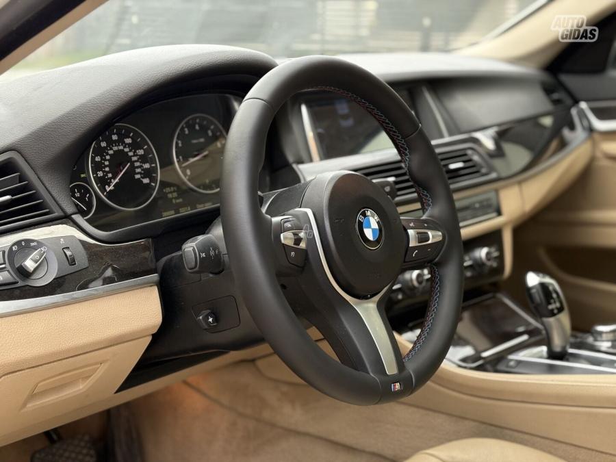 White BMW 528 2011 in Vilnius, with an engine capacity of 3.00 L and mileage of 280 thousand km for 8700 €, photo 14 on AUTOMOTO.COM.LV