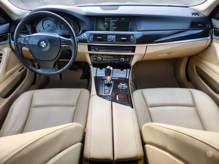 White BMW 528 2011 in Siauliai, with an engine capacity of 3.00 L and mileage of 265 thousand km for 7500 €, photo 10 on AUTOMOTO.COM.LV