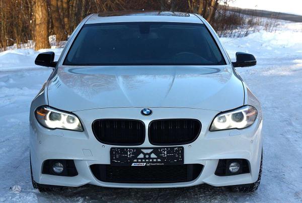 White BMW 528 2014 in Kretinga, with an engine capacity of 2.00 L and mileage of 202 thousand km for 11999 €, photo 3 on AUTOMOTO.COM.LV