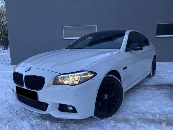 White BMW 528 2014 in Marijampole, with an engine capacity of 2.00 L and mileage of 236 thousand km for 12450 €, photo 1 on AUTOMOTO.COM.LV