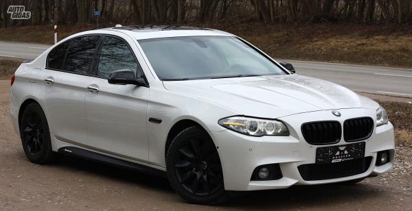 White BMW 528 2014 in Petrikaiciai, with an engine capacity of 2.00 L and mileage of 202 thousand km for 11999 €, photo 2 on AUTOMOTO.COM.LV