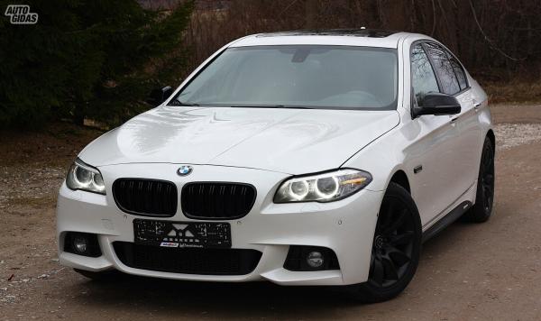 White BMW 528 2014 in Petrikaiciai, with an engine capacity of 2.00 L and mileage of 202 thousand km for 11999 €, photo 7 on AUTOMOTO.COM.LV