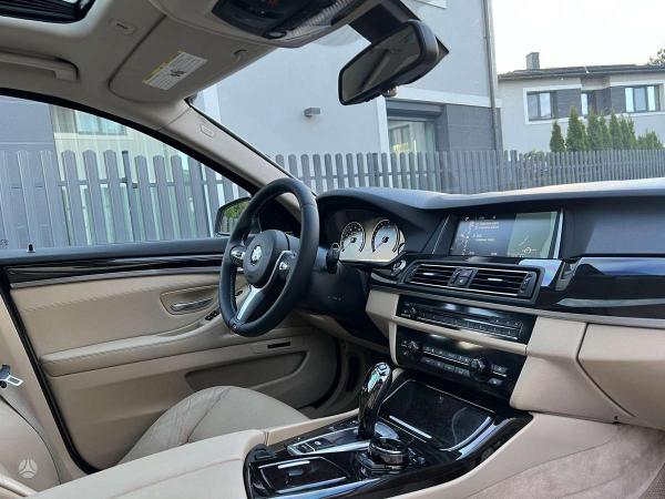 White BMW 528 2014 in Vilnius, with an engine capacity of 2.00 L and mileage of 230 thousand km for 11300 €, photo 9 on AUTOMOTO.COM.LV