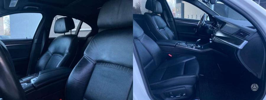 White BMW 528 2014 in Marijampole, with an engine capacity of 2.00 L and mileage of 236 thousand km for 10950 €, photo 21 on AUTOMOTO.COM.LV