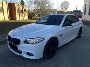 White BMW 528 2014 in Marijampole, with an engine capacity of 2.00 L and mileage of 236 thousand km for 5999 €, photo 1 on AUTOMOTO.COM.LV