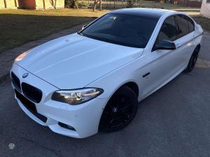White BMW 528 2014 in Marijampole, with an engine capacity of 2.00 L and mileage of 236 thousand km for 5999 €, photo 12 on AUTOMOTO.COM.LV