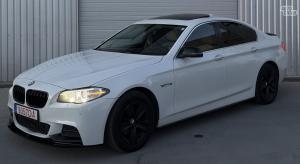 White BMW 528 2014 in Klaipeda, with an engine capacity of 2.00 L and mileage of 334 thousand km for 8100 €, photo 3 on AUTOMOTO.COM.LV