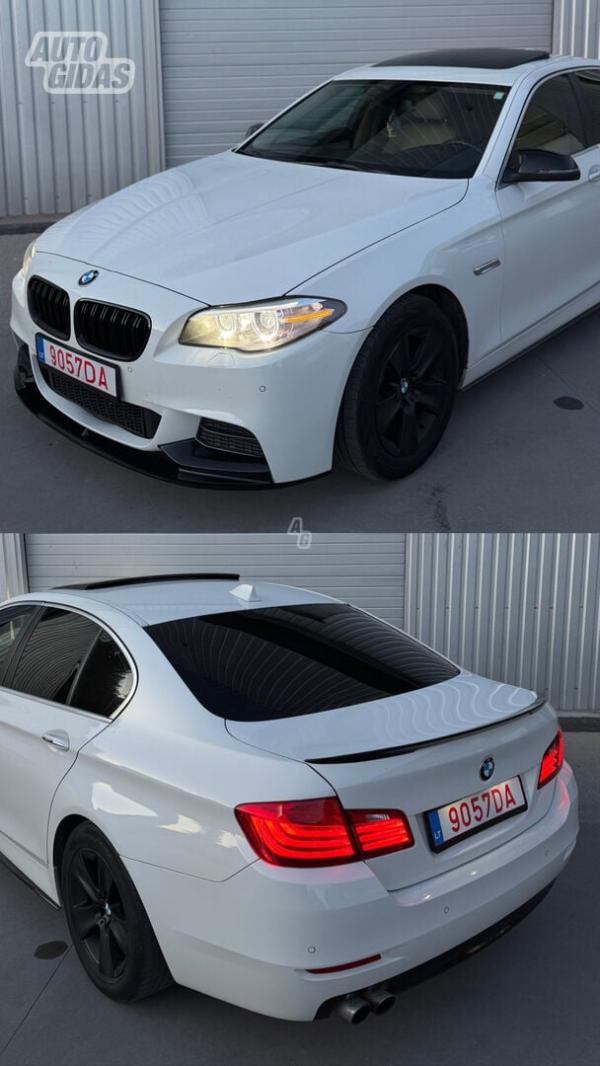 White BMW 528 2014 in Klaipeda, with an engine capacity of 2.00 L and mileage of 334 thousand km for 8100 €, photo 7 on AUTOMOTO.COM.LV