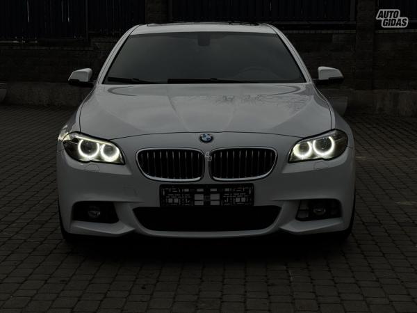 White BMW 528 2015 in Kaunas, with an engine capacity of 2.00 L and mileage of 195 thousand km for 13850 €, photo 4 on AUTOMOTO.COM.LV