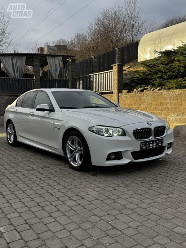 White BMW 528 2015 in Kaunas, with an engine capacity of 2.00 L and mileage of 195 thousand km for 13850 €, photo 6 on AUTOMOTO.COM.LV