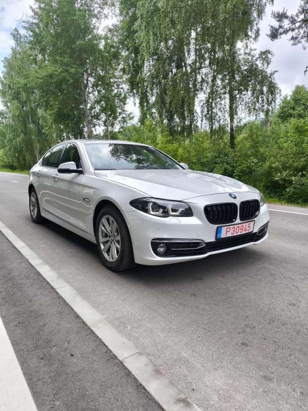 White BMW 528 2015 in Panevezys, with an engine capacity of 2.00 L and mileage of 83 thousand km for 12000 €, photo 2 on AUTOMOTO.COM.LV