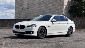 White BMW 528 2015 in Marijampole, with an engine capacity of 2.00 L and mileage of 224 thousand km for 9900 €, photo 3 on AUTOMOTO.COM.LV