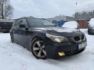 Black BMW 530 2005 in Riga, with an engine capacity of 3.00 L and mileage of 382 thousand km for 2500 €, photo 5 on AUTOMOTO.COM.LV