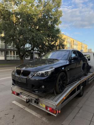 Black BMW 530 2005 in Vilnius, with an engine capacity of 2.50 L and mileage of 450 thousand km for 3599 €, photo  on AUTOMOTO.COM.LV