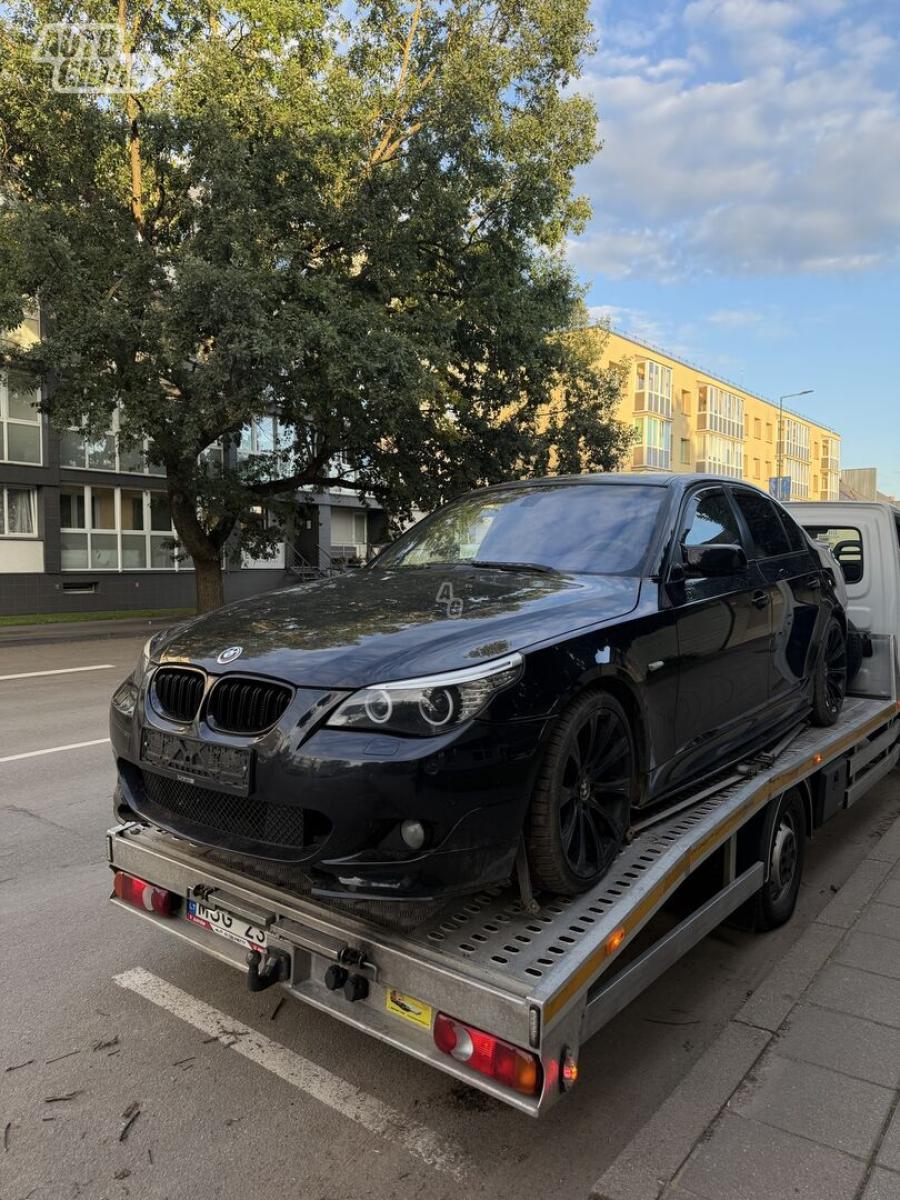 Black BMW 530 2005 in Vilnius, with an engine capacity of 2.50 L and mileage of 450 thousand km for 3599 €, photo 1 on AUTOMOTO.COM.LV