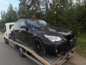Black BMW 530 2005 in Vilnius, with an engine capacity of 2.50 L and mileage of 450 thousand km for 3599 €, photo 8 on AUTOMOTO.COM.LV