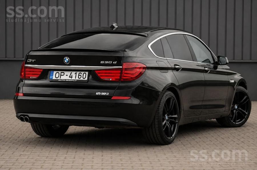 Black BMW 530 2009 in Tukums, with an engine capacity of 3.00 L and mileage of 343 thousand km for 7500 €, photo 4 on AUTOMOTO.COM.LV