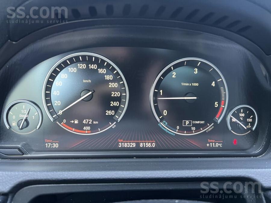 Melns BMW 530 2010 Rīga, ar dzinēja tilpumu 3.00 L un nobraukumu 318 tūkst. km par 7500 €, foto 4 vietnē AUTOMOTO.COM.LV