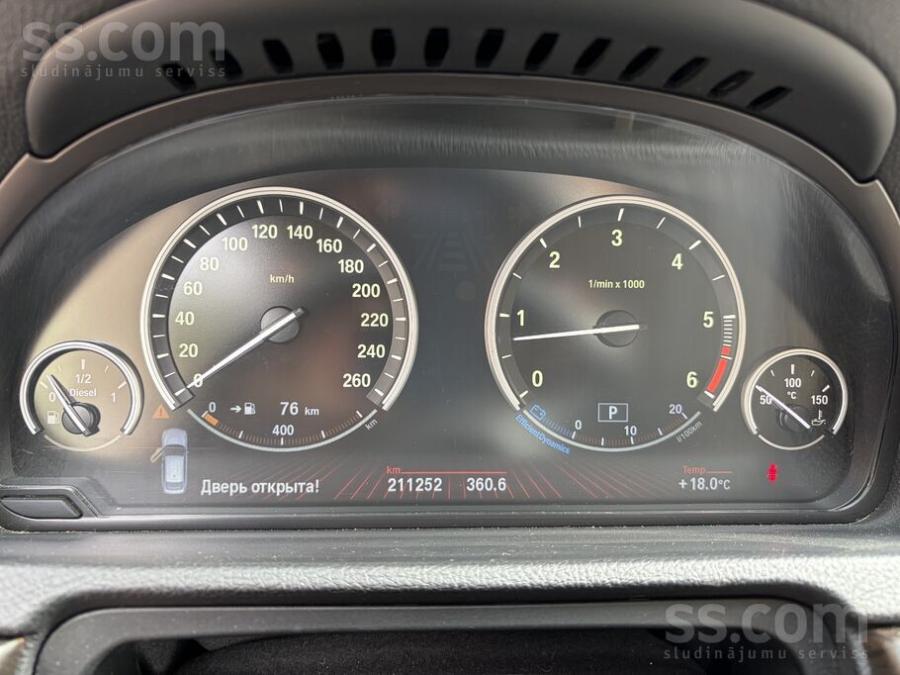 Melns BMW 530 2012 Liepāja, ar dzinēja tilpumu 3.00 L un nobraukumu 211 tūkst. km par 11750 €, foto 5 vietnē AUTOMOTO.COM.LV