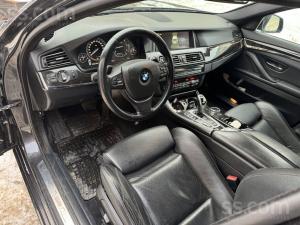 Melns BMW 530 2014 Rīga, ar dzinēja tilpumu 3.00 L un nobraukumu 467 tūkst. km par 10500 €, foto 5 vietnē AUTOMOTO.COM.LV