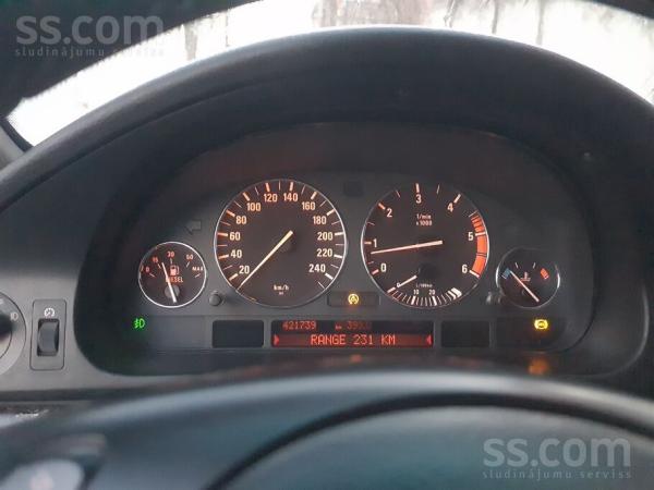 Black BMW 530 1998 in Riga, with an engine capacity of 3.00 L and mileage of 422 thousand km for 3900 €, photo 4 on AUTOMOTO.COM.LV