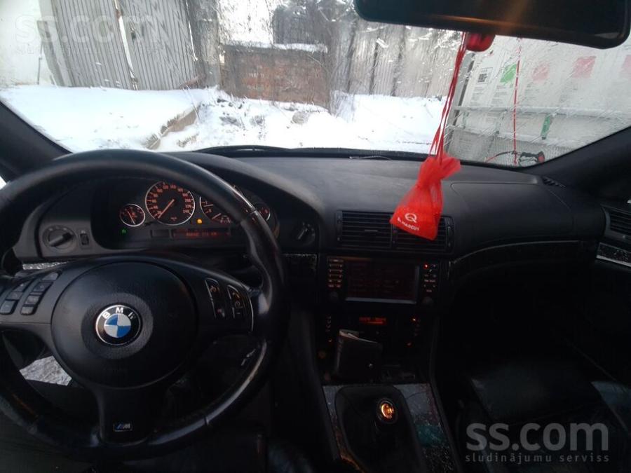 Черный БМВ 530 1998 в Рига, объемом двигателя 3.00 л и пробегом 422 тыс. км за 3900 €, фото 5 на AUTOMOTO.COM.LV