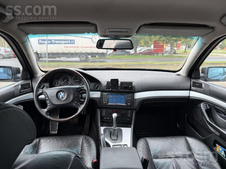 Black BMW 530 2002 in Riga, with an engine capacity of 3.00 L and mileage of 451 thousand km for 5400 €, photo 14 on AUTOMOTO.COM.LV