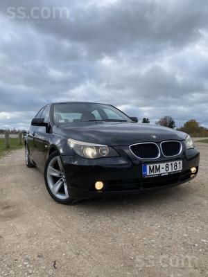Black BMW 530 2003 in Ventspils, with an engine capacity of 3.00 L and mileage of 0 thousand km for 3400 €, photo  on AUTOMOTO.COM.LV
