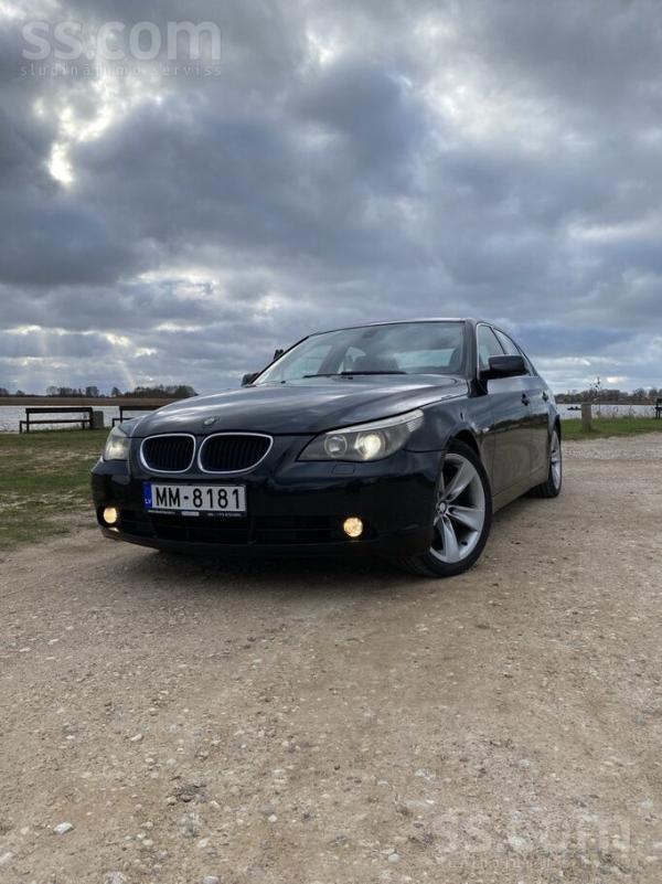 Melns BMW 530 2003 Ventspils, ar dzinēja tilpumu 3.00 L un nobraukumu 0 tūkst. km par 3400 €, foto 3 vietnē AUTOMOTO.COM.LV