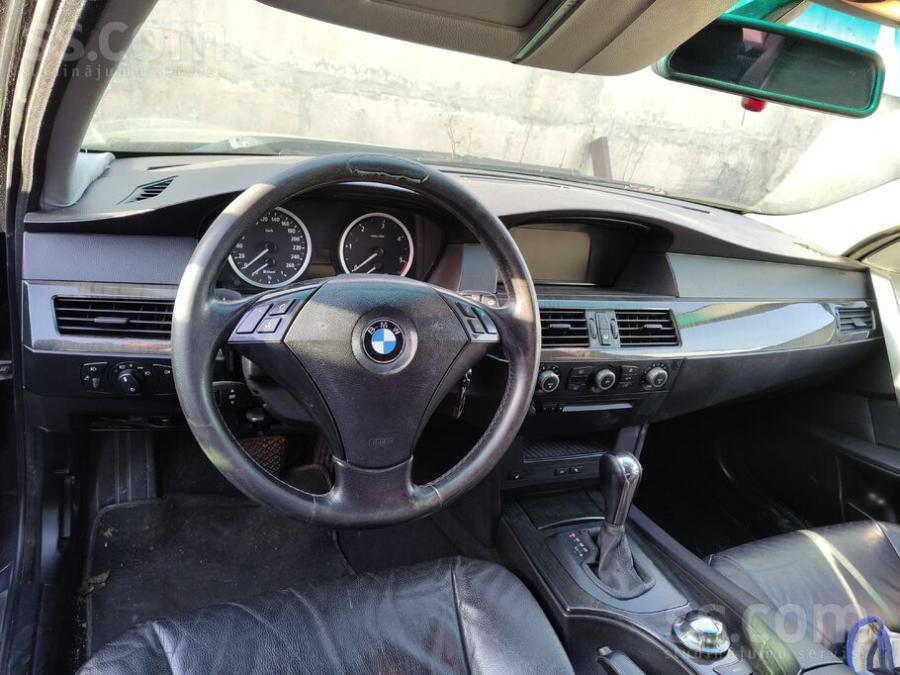 Melns BMW 530 2003 Tukums, ar dzinēja tilpumu 3.00 L un nobraukumu 392 tūkst. km par 2400 €, foto 1 vietnē AUTOMOTO.COM.LV