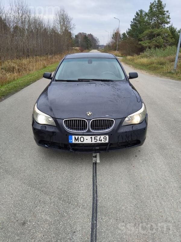 Black BMW 530 2003 in Tukums, with an engine capacity of 3.00 L and mileage of 392 thousand km for 2400 €, photo 5 on AUTOMOTO.COM.LV