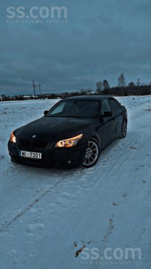 Black BMW 530 2003 in Riga, with an engine capacity of 3.00 L and mileage of 0 thousand km for 3900 €, photo  on AUTOMOTO.COM.LV