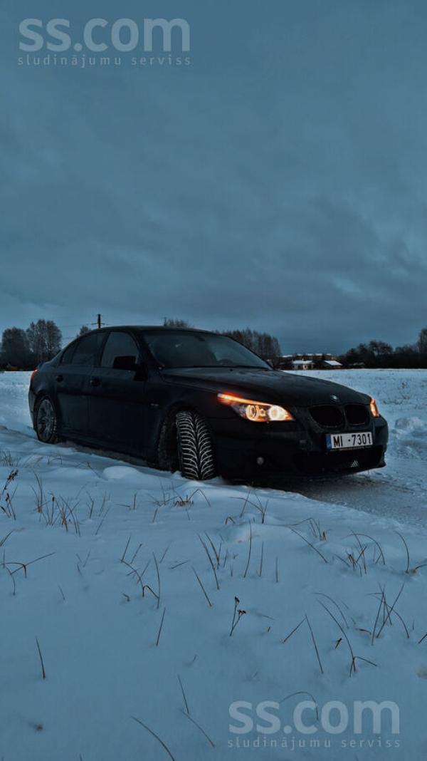 Black BMW 530 2003 in Riga, with an engine capacity of 3.00 L and mileage of 0 thousand km for 3900 €, photo 8 on AUTOMOTO.COM.LV