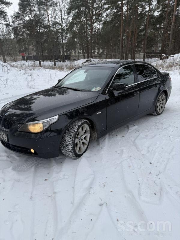 Black BMW 530 2003 in Riga, with an engine capacity of 3.00 L and mileage of 274 thousand km for 3200 €, photo 1 on AUTOMOTO.COM.LV