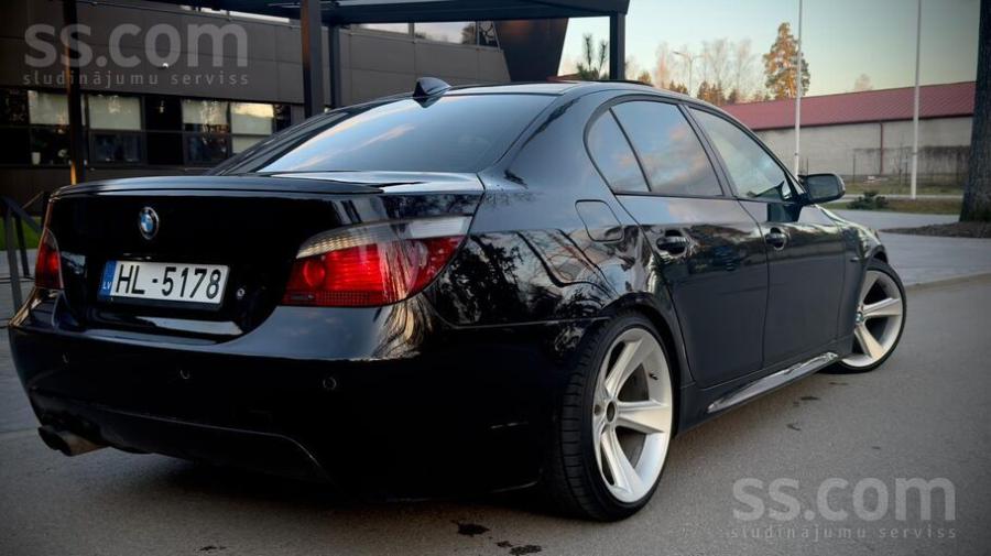 Black BMW 530 2003 in Ogre, with an engine capacity of 3.00 L and mileage of 407 thousand km for 4400 €, photo 5 on AUTOMOTO.COM.LV