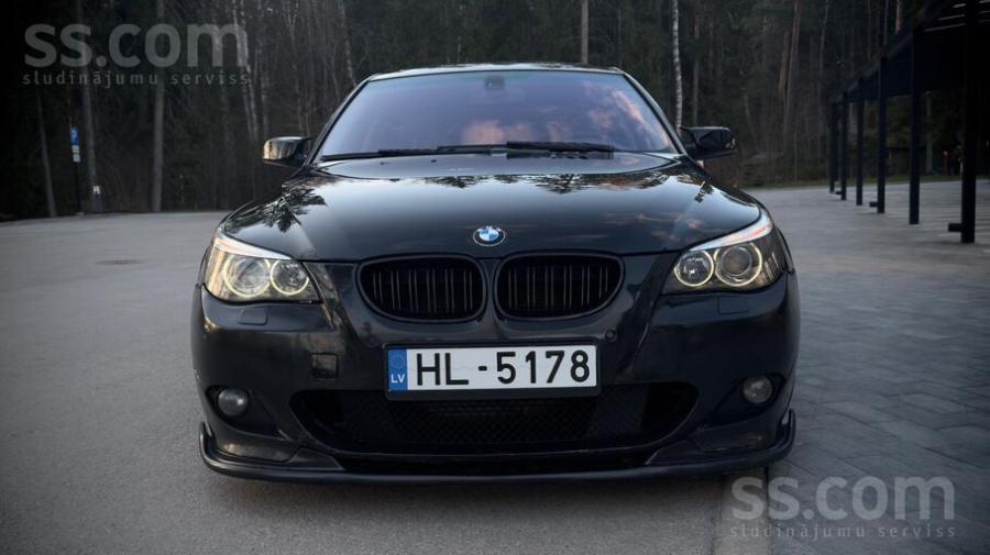 Black BMW 530 2003 in Ogre, with an engine capacity of 3.00 L and mileage of 407 thousand km for 4400 €, photo 6 on AUTOMOTO.COM.LV