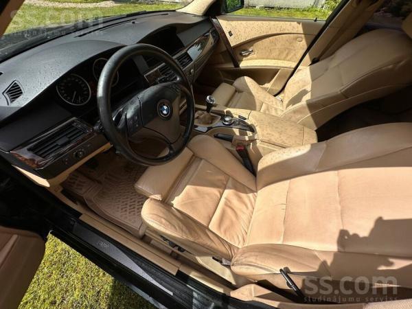 Black BMW 530 2003 in Riga, with an engine capacity of 3.00 L and mileage of 346 thousand km for 3500 €, photo 10 on AUTOMOTO.COM.LV