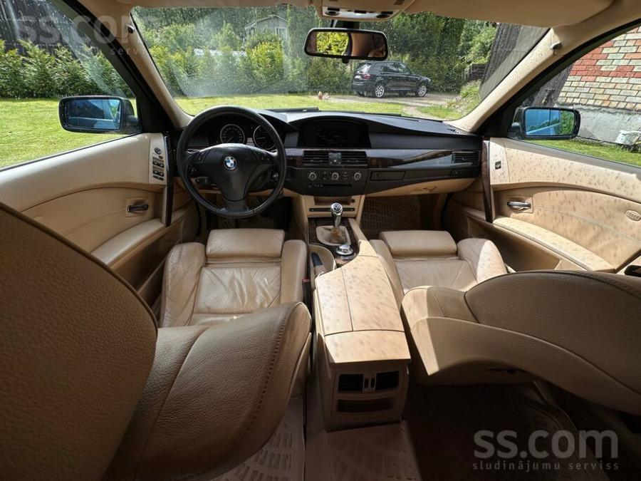 Black BMW 530 2003 in Riga, with an engine capacity of 3.00 L and mileage of 346 thousand km for 3500 €, photo 12 on AUTOMOTO.COM.LV