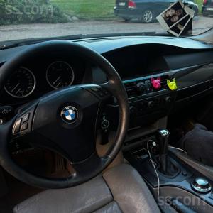 Black BMW 530 2003 in Riga, with an engine capacity of 3.00 L and mileage of 410 thousand km for 4200 €, photo 6 on AUTOMOTO.COM.LV