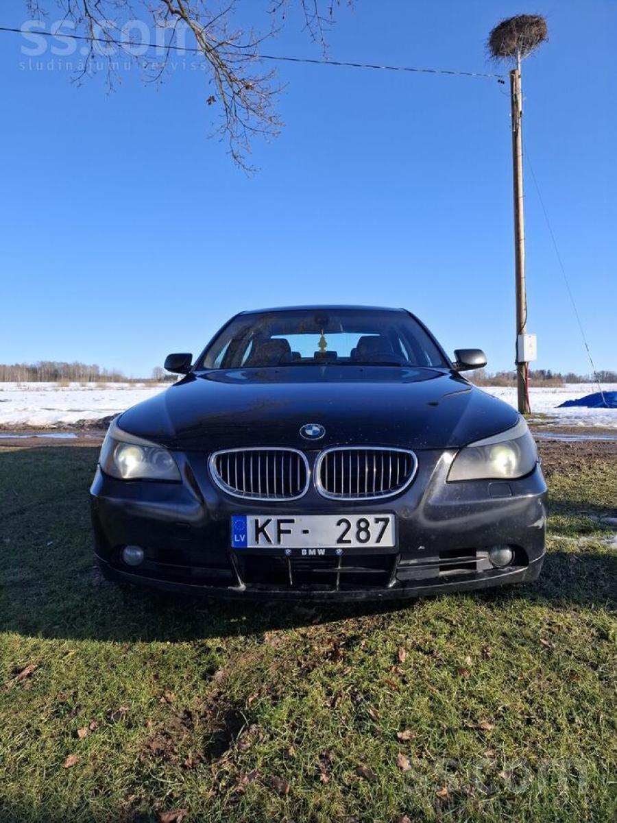 Melns BMW 530 2003 Bauska, ar dzinēja tilpumu 3.00 L un nobraukumu 387 tūkst. km par 1600 €, foto 8 vietnē AUTOMOTO.COM.LV