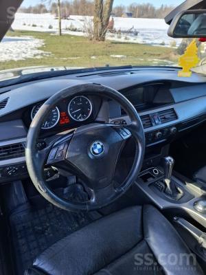 Melns BMW 530 2003 Bauska, ar dzinēja tilpumu 3.00 L un nobraukumu 387 tūkst. km par 1600 €, foto 11 vietnē AUTOMOTO.COM.LV
