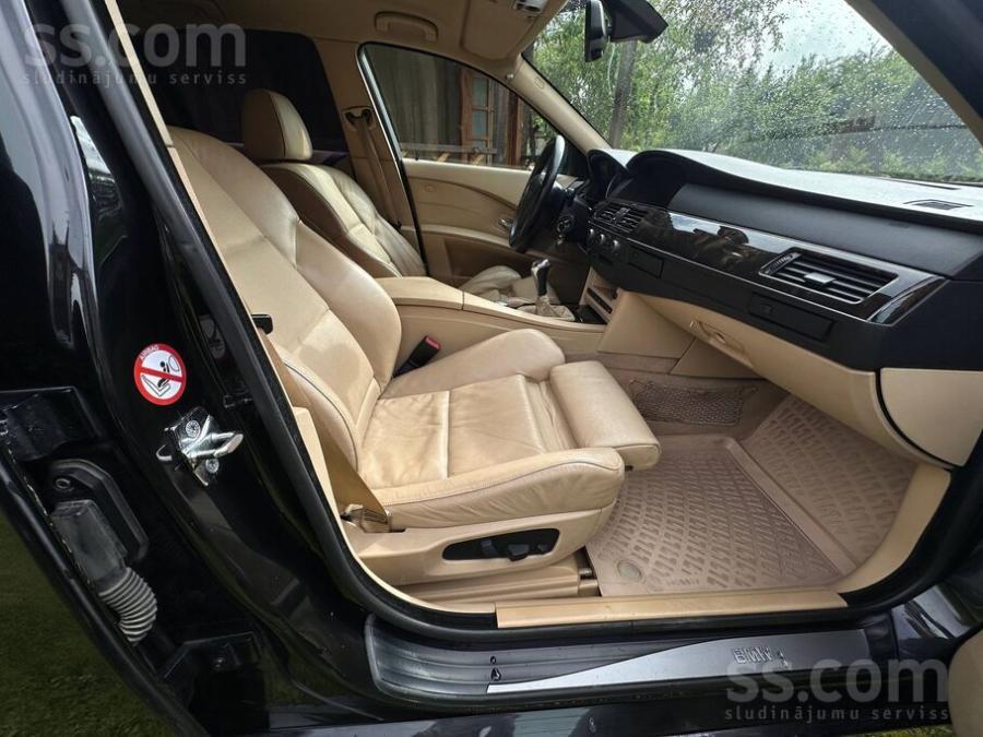 Melns BMW 530 2003 Rīga, ar dzinēja tilpumu 3.00 L un nobraukumu 346 tūkst. km par 3100 €, foto 7 vietnē AUTOMOTO.COM.LV